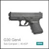 Glock 36 Slimline Sub Compact Back Up Gun .45 Price South Africa Buy