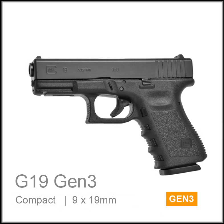 Glock 19 Gen 3 | Buy at Best Price - G19 Gen3 online | The Glock Shop